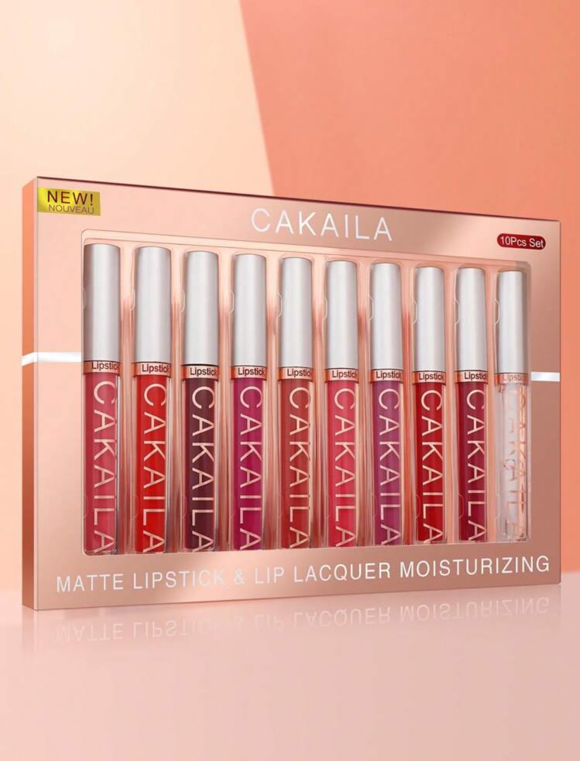 Amazon.com : 10pcs Matte Long-Lasting Waterproof Liquid Lipstick Kit ...