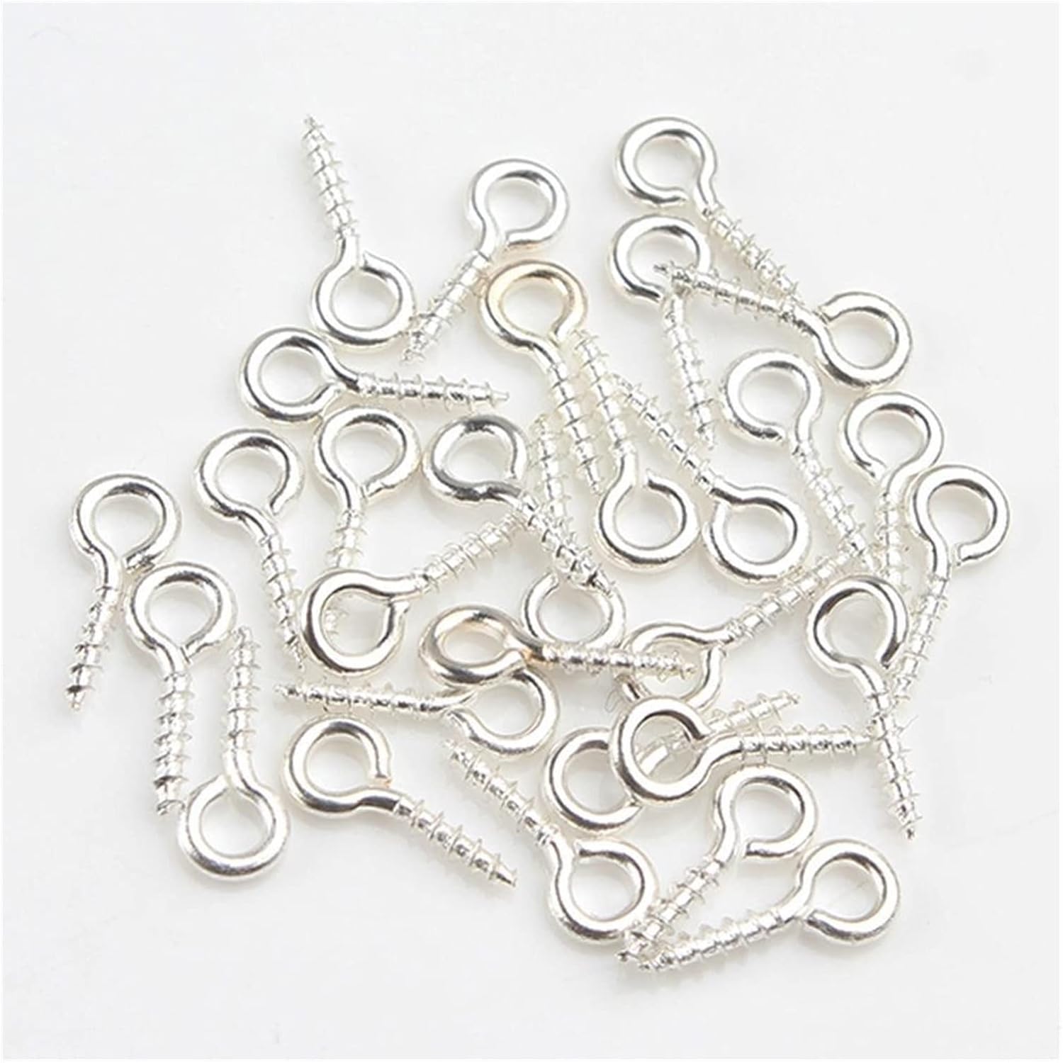 Amazon.com: Mini Eye Hooks 200pcs Small Tiny Mini Eye Pins Hooks ...