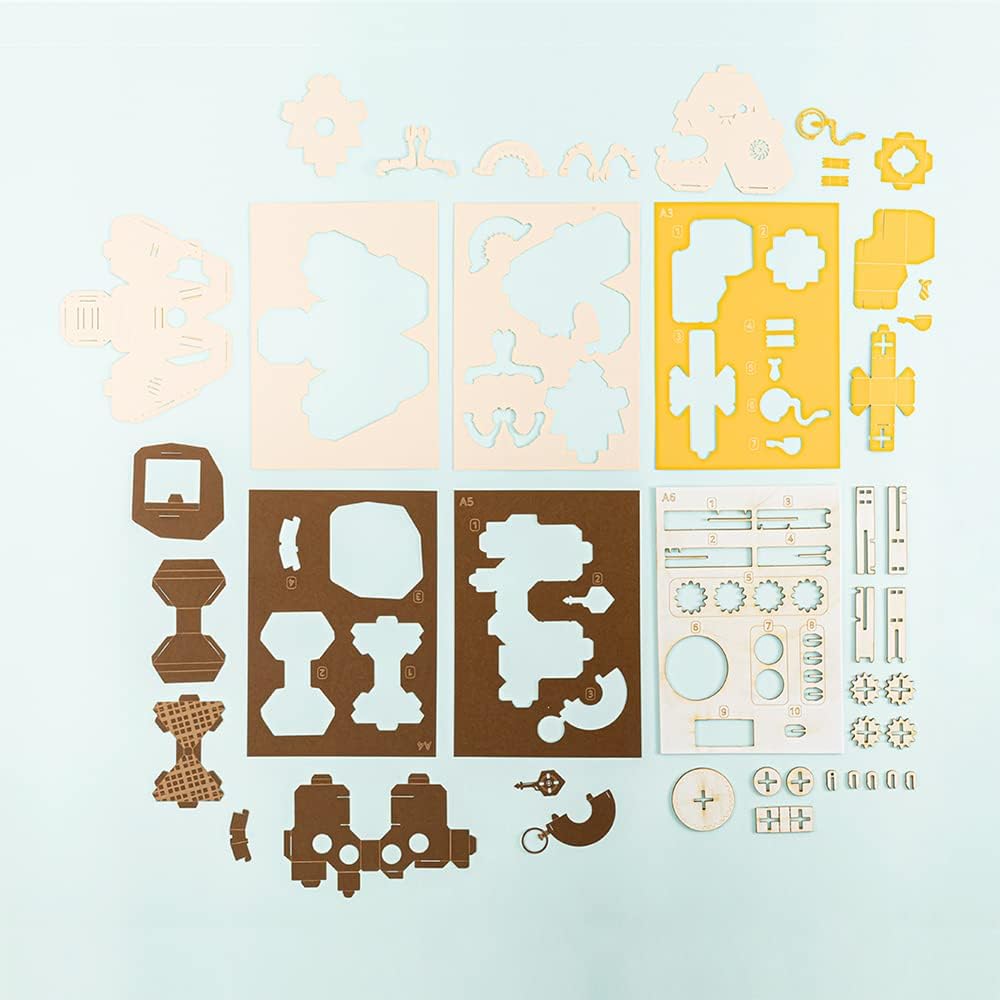 ROBOTRY – Kit de fabricación de robots de papel en movimiento, aprende ...