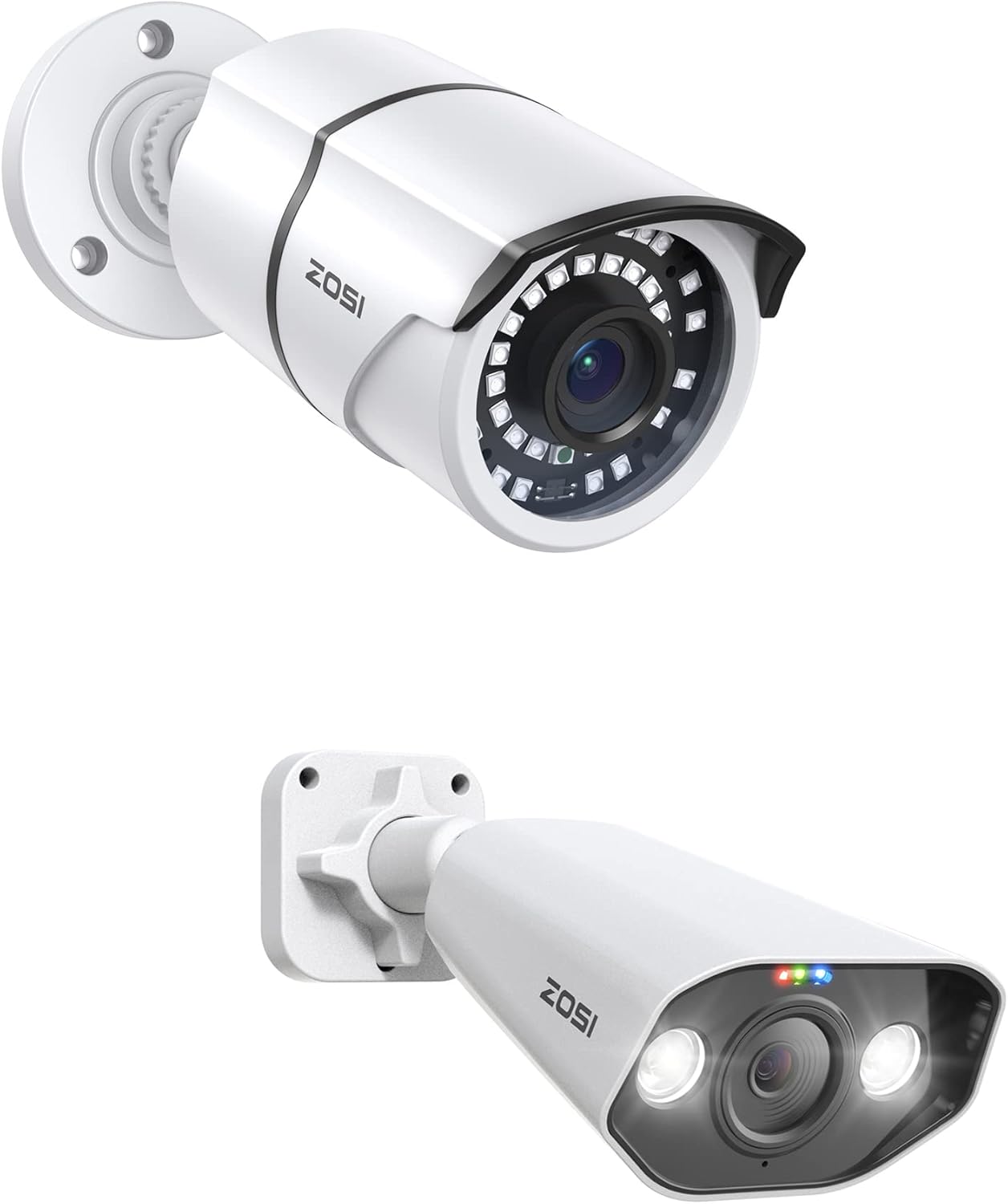 Amazon.com : ZOSI ZG2615E ZG1825E 5MP PoE IP Camera, Bullet Camera with Night Vision,Human ...
