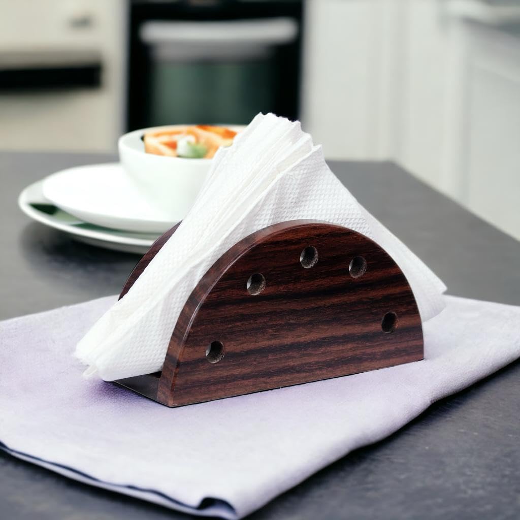 Buy Woodkit Napkin Holder for Dining Table | Tissue Paper Stand for ...