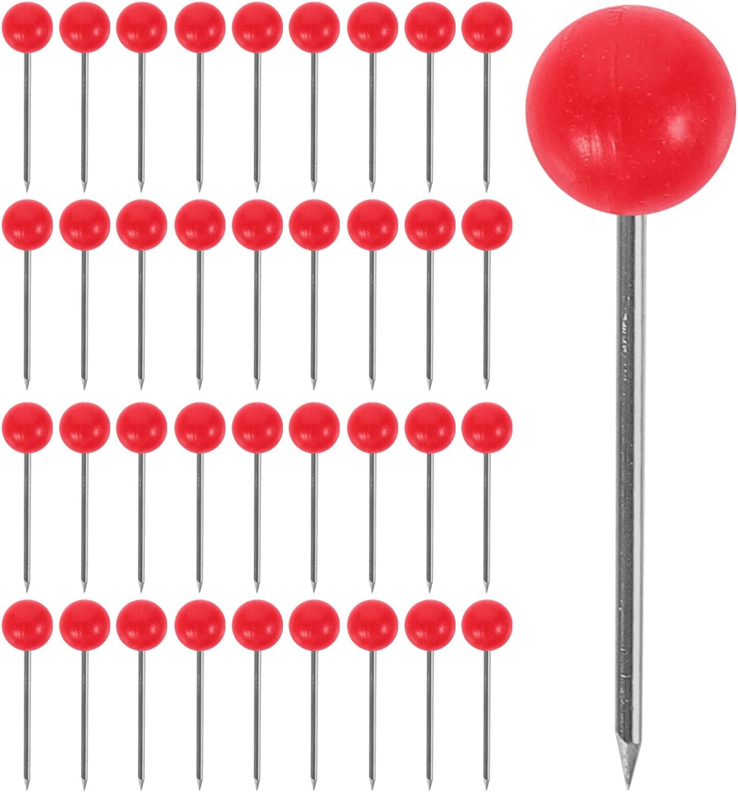 Amazon.com: Dritz 1-1/2" Long, 100 Count, Red Pearlized Pins, 1-1/2-Inch
