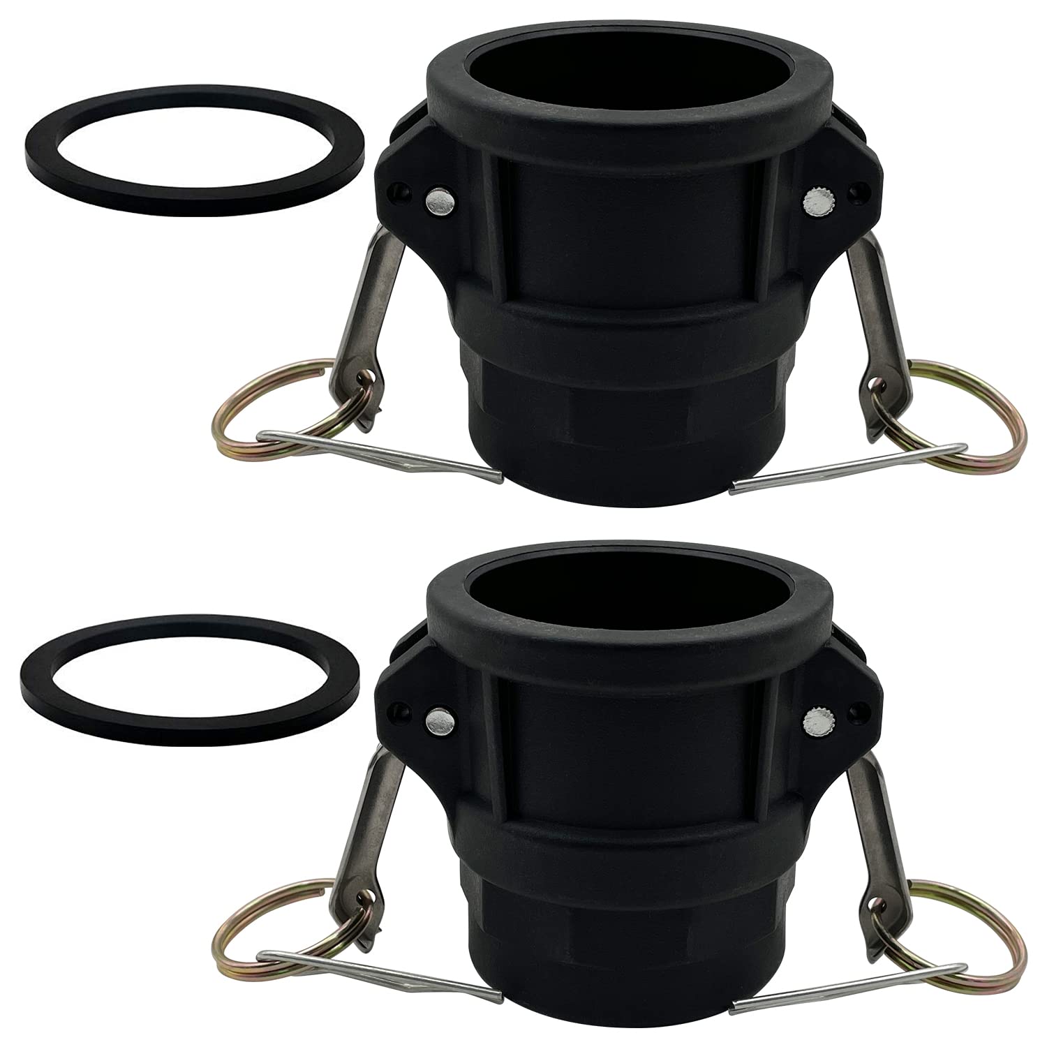 Snapklik.com : BITOTU 2PCS Camlock Fittings Poly Plastic NPT D-200 2 ...