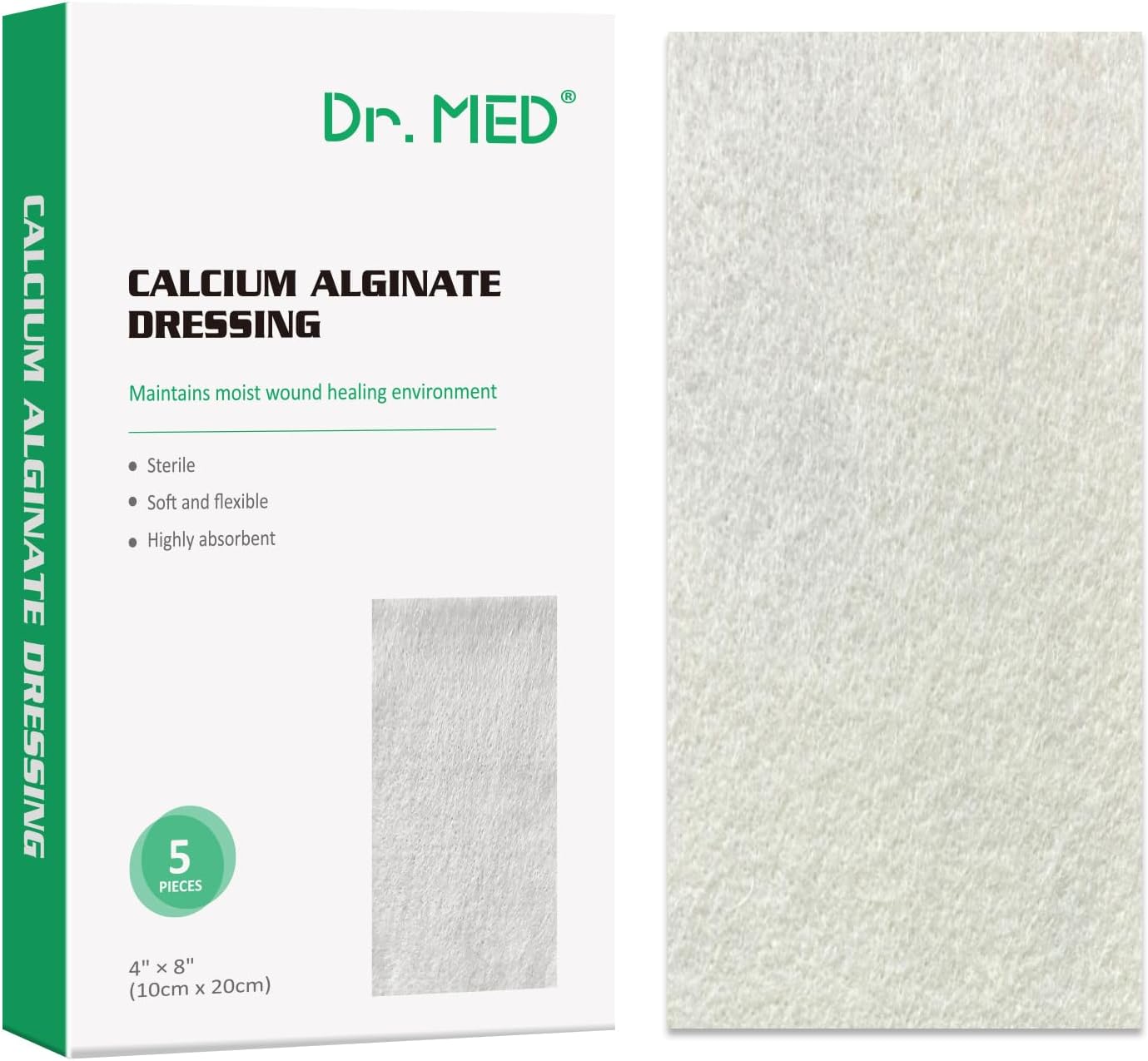 Amazon.com: Areza Medical - Calcium Alginate - Wound Dressing Pads ...