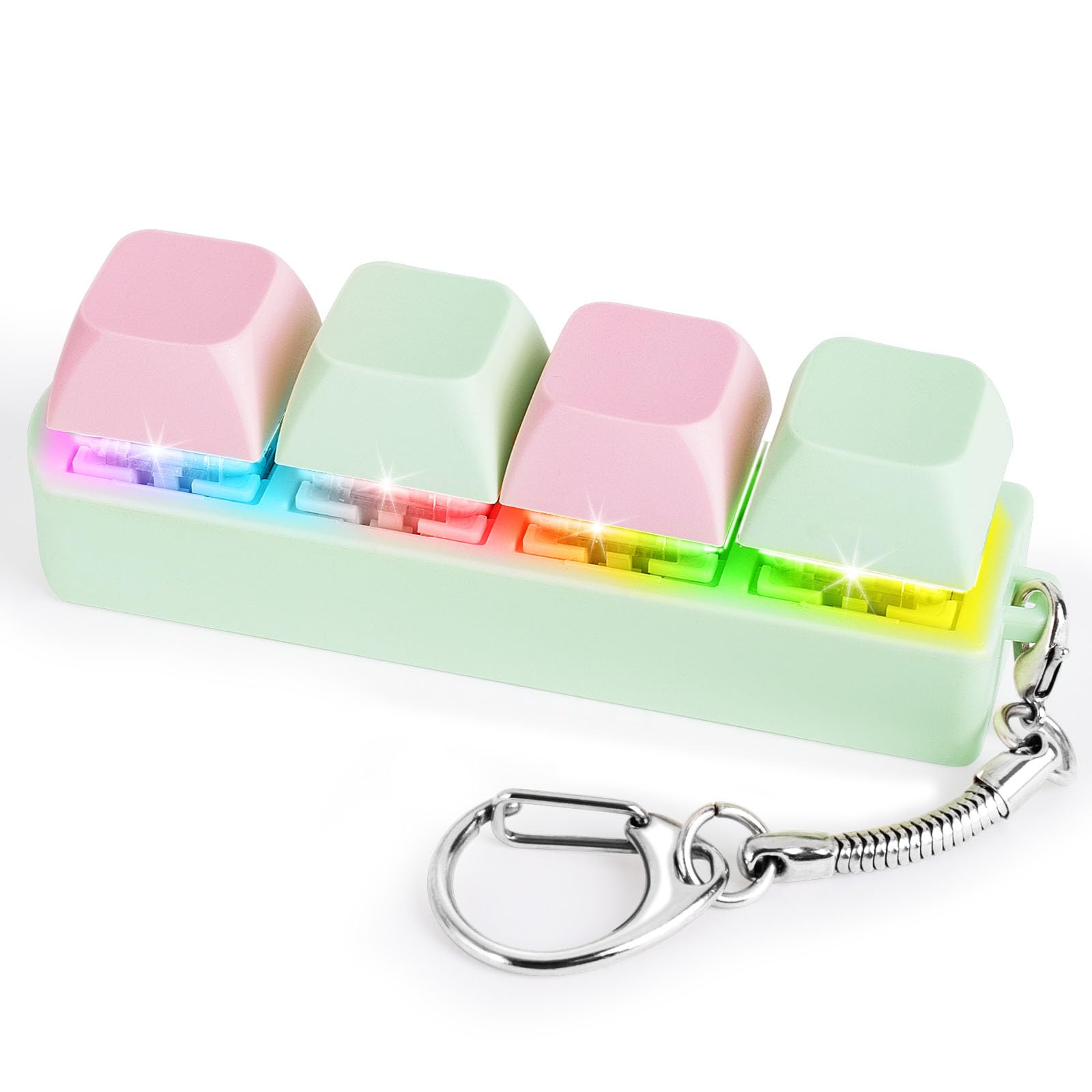 Amazon.com: Keyboard Fidget Toy for Adults Keyboard Clicker with LED ...