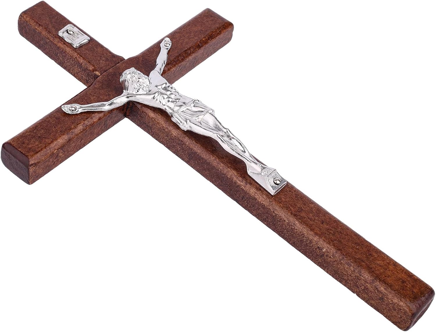 Amazon.com: Goktvai Christian Wooden Wall Cross, Catholic Wall Crucifix ...