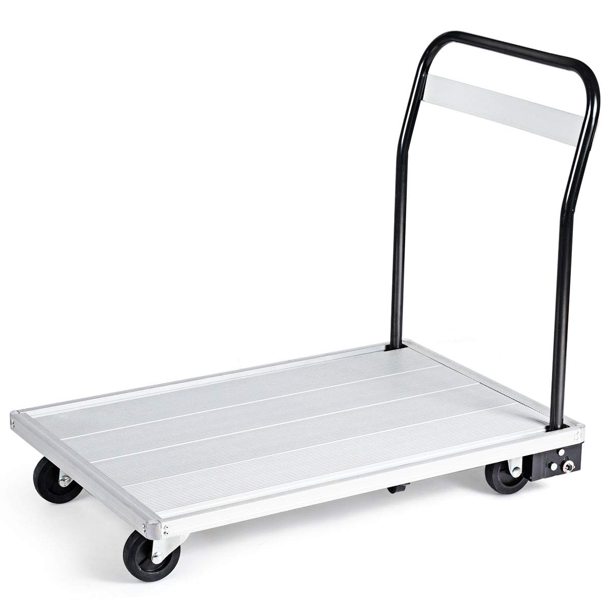 Buy Goplus Folding Aluminum Platform Cart, 770 Lbs Moving Platform ...