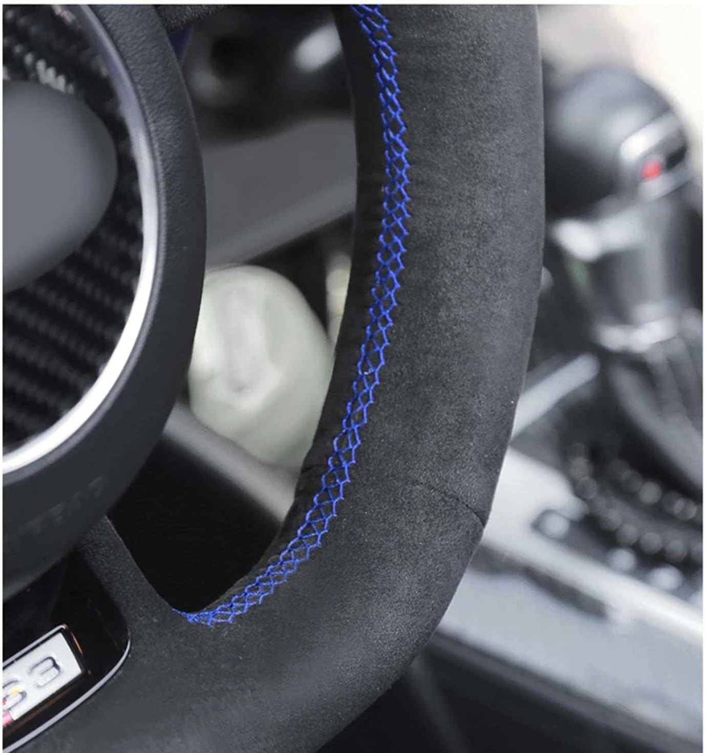 Amazon | SINIQ 車のステアリングホイールカバー、アウディS1 8X S3 8VスポーツバックS4 B8アバントS5 8T S6 ...