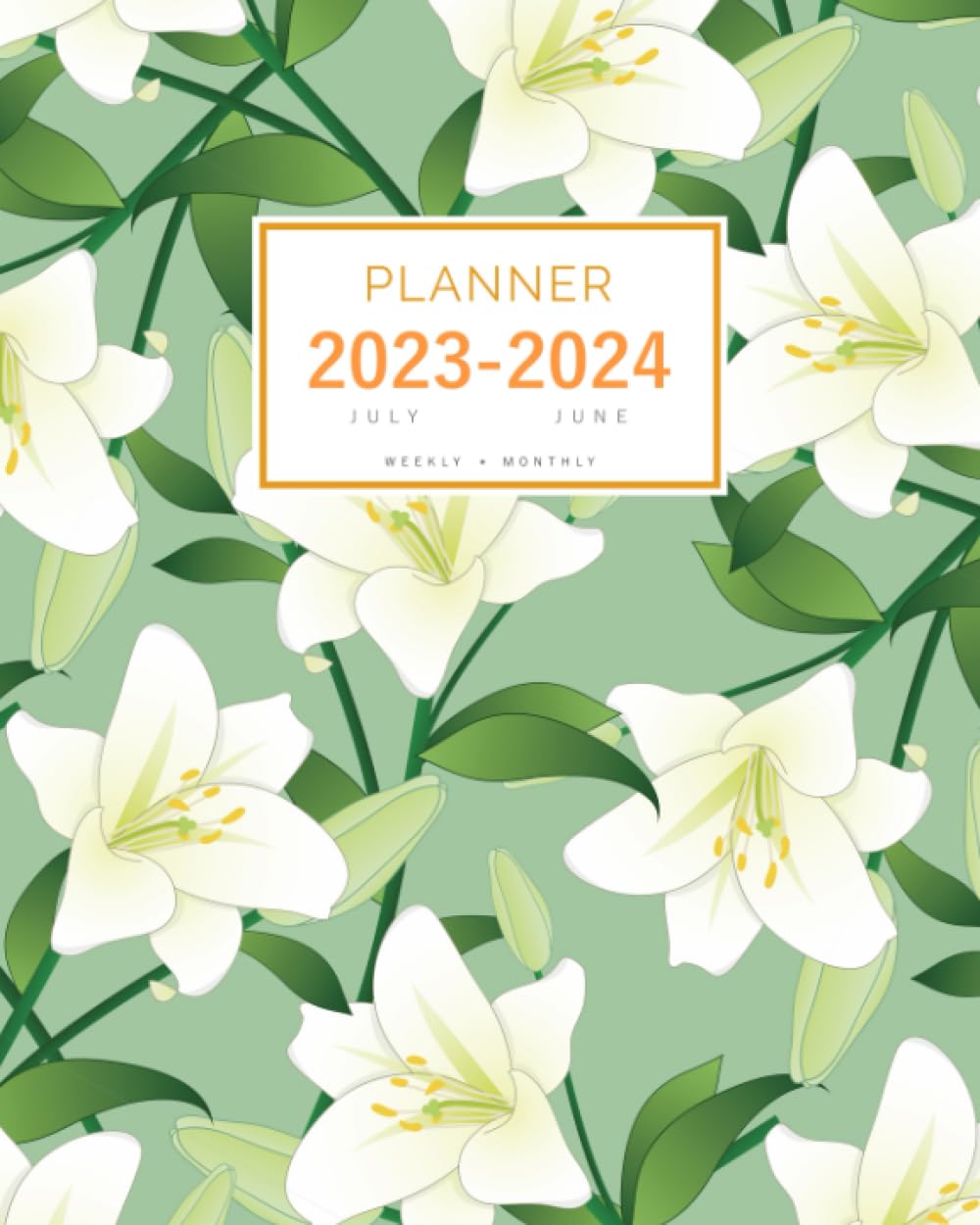 Planner July 2023-2024 June: 8x10 Weekly and Monthly Organizer Large ...