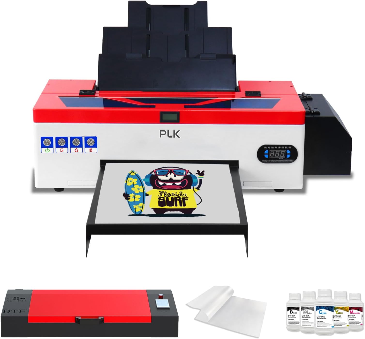 Amazon.com : A4 L805 DTF T-Shirts Printer Machine for Fabrics, Leather, Toys, Swimwear ...