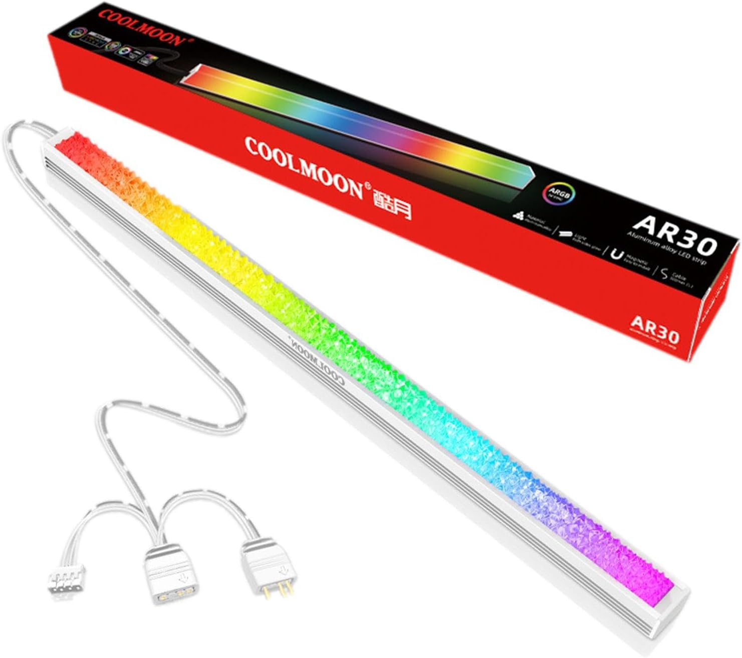 Amazon.com: Computer Case Light Bar, Aluminum Alloy PC LED Strip ...