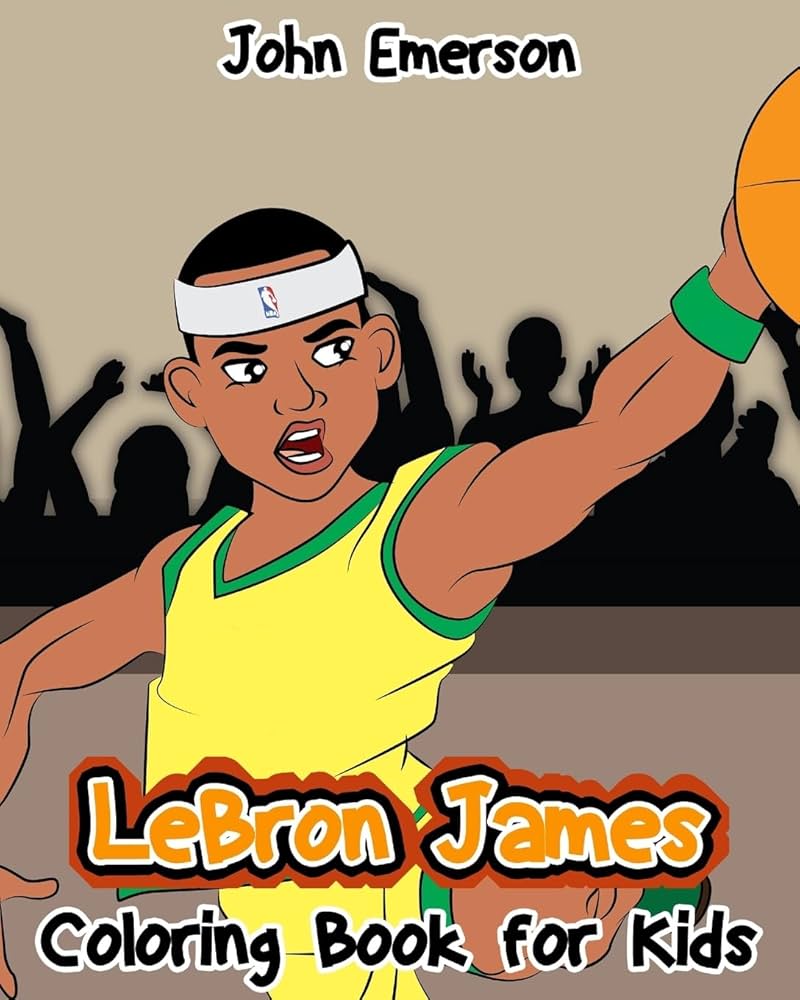 free coloring pages lebron james