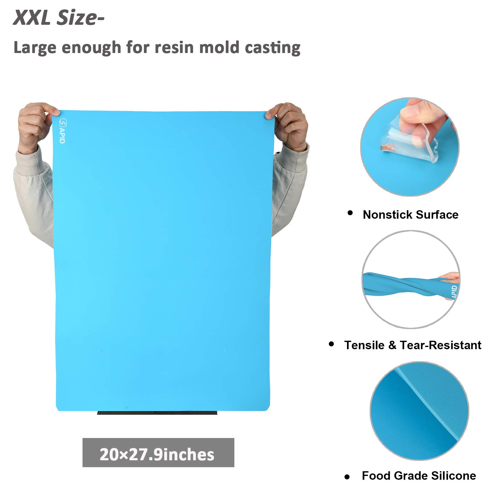 Snapklik.com : Sapid Extra Large Silicone Sheet For Crafts, Thick ...