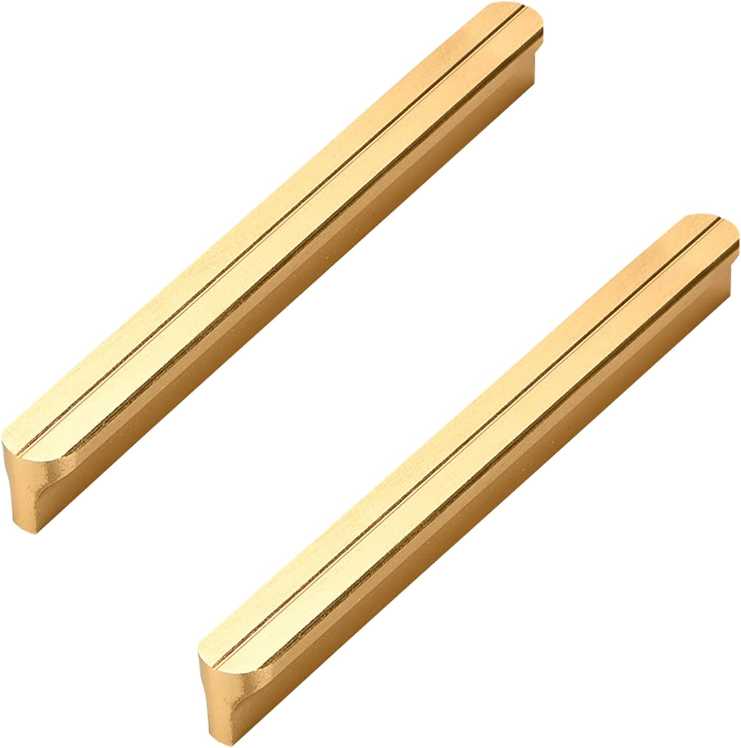 MOROBOR Cabinet Handles,2pcs Tilted Solid Drawer Handles Edge Pulls ...