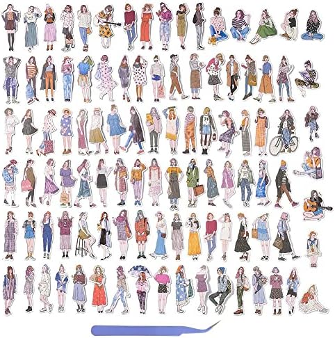 Yuemsh 101 Pcs People Stickers for Journaling Scrapbooking,Urban ...