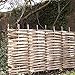 Papillon Split Hazel Hurdle Woven Wattle Garden Fence Panel (1.8m x 0 ...