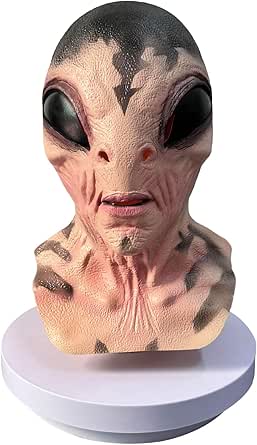 Amazon.com: Derlinvine High Fidelity Alien Mask UFO Headgear Halloween ...