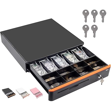 Amazon.com: HK SYSTEMS 13" Heavy Duty Black "Push" Open Cash Drawer ...
