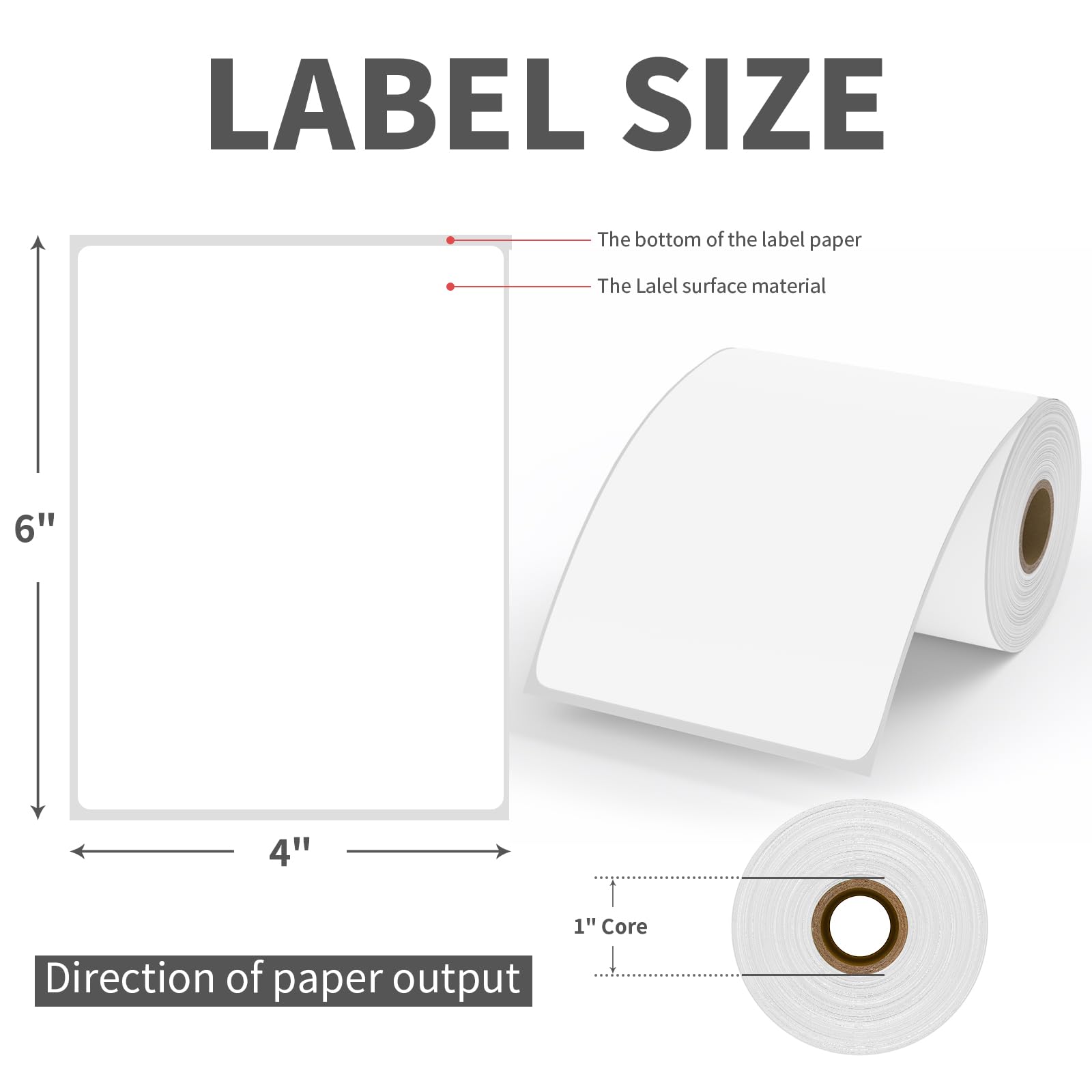 Snapklik.com : 9527 Product 4x6 Blank Direct Thermal Shipping Labels ...