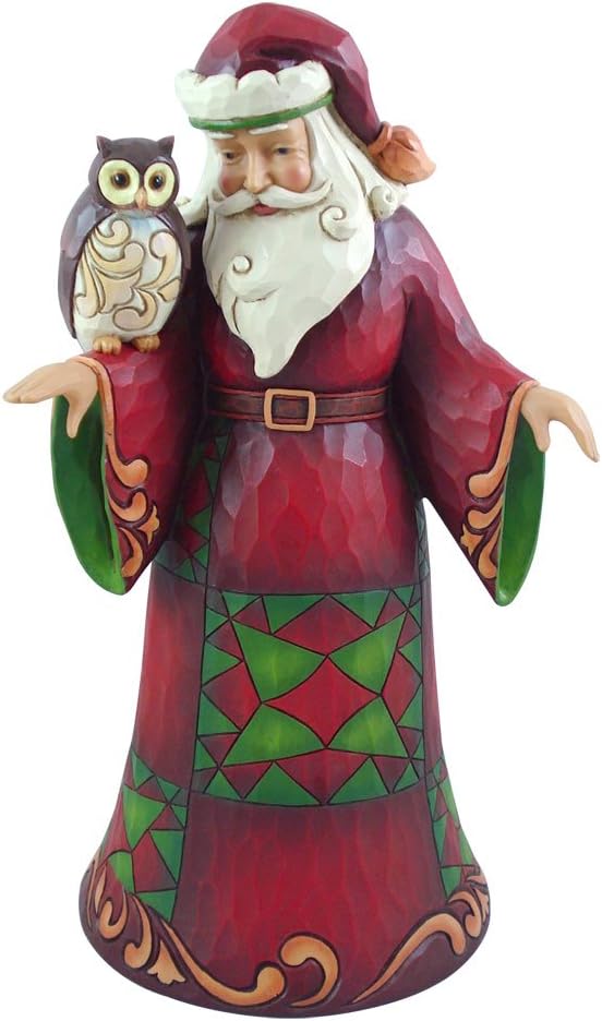 Amazon.com: Enesco Jim Shore Heartwood Creek Nordic Noel Santa with ...