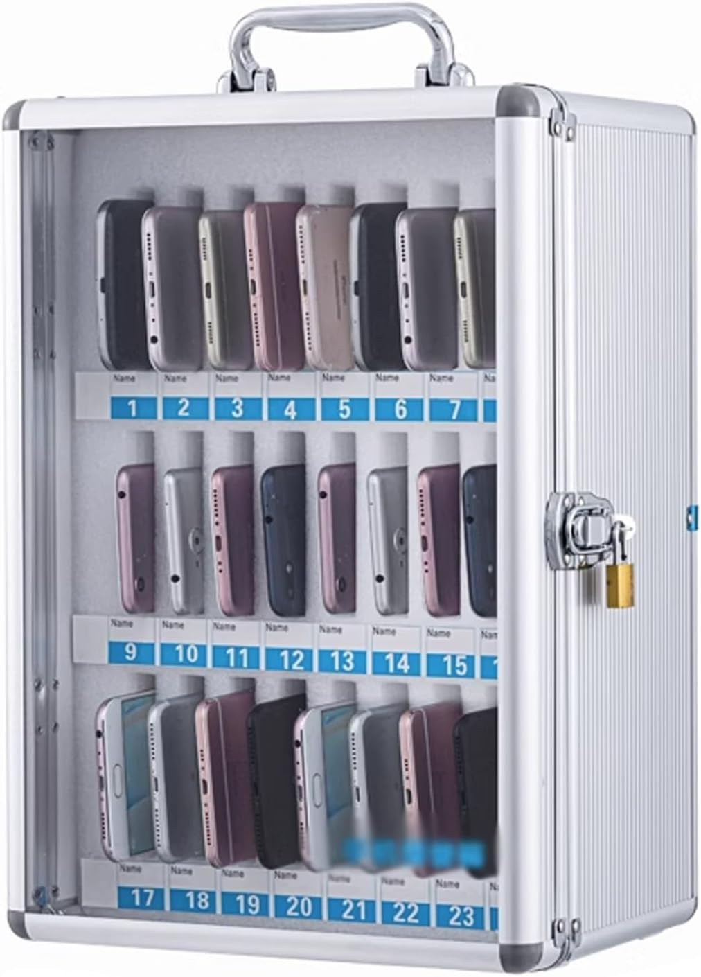 Mobile Phone Safe Deposit Box Mobile Phone Cabinet Transparent Mobile ...