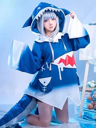 Amazon.co.jp: YYSMUPILE Virtual YouTuber VTuber Gururu Guru Kao Fura ...