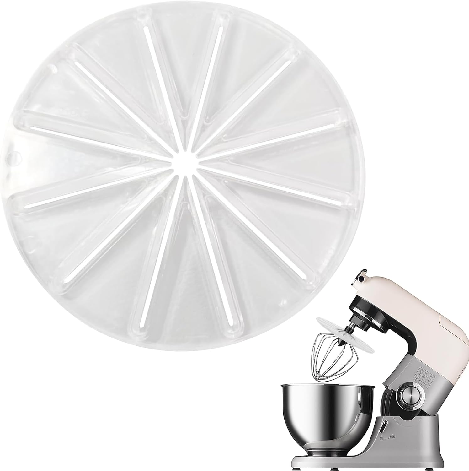 Mixer Splash Guard, Mixing Head Anti Splash Baffle, 14 cm Splash Guard ...