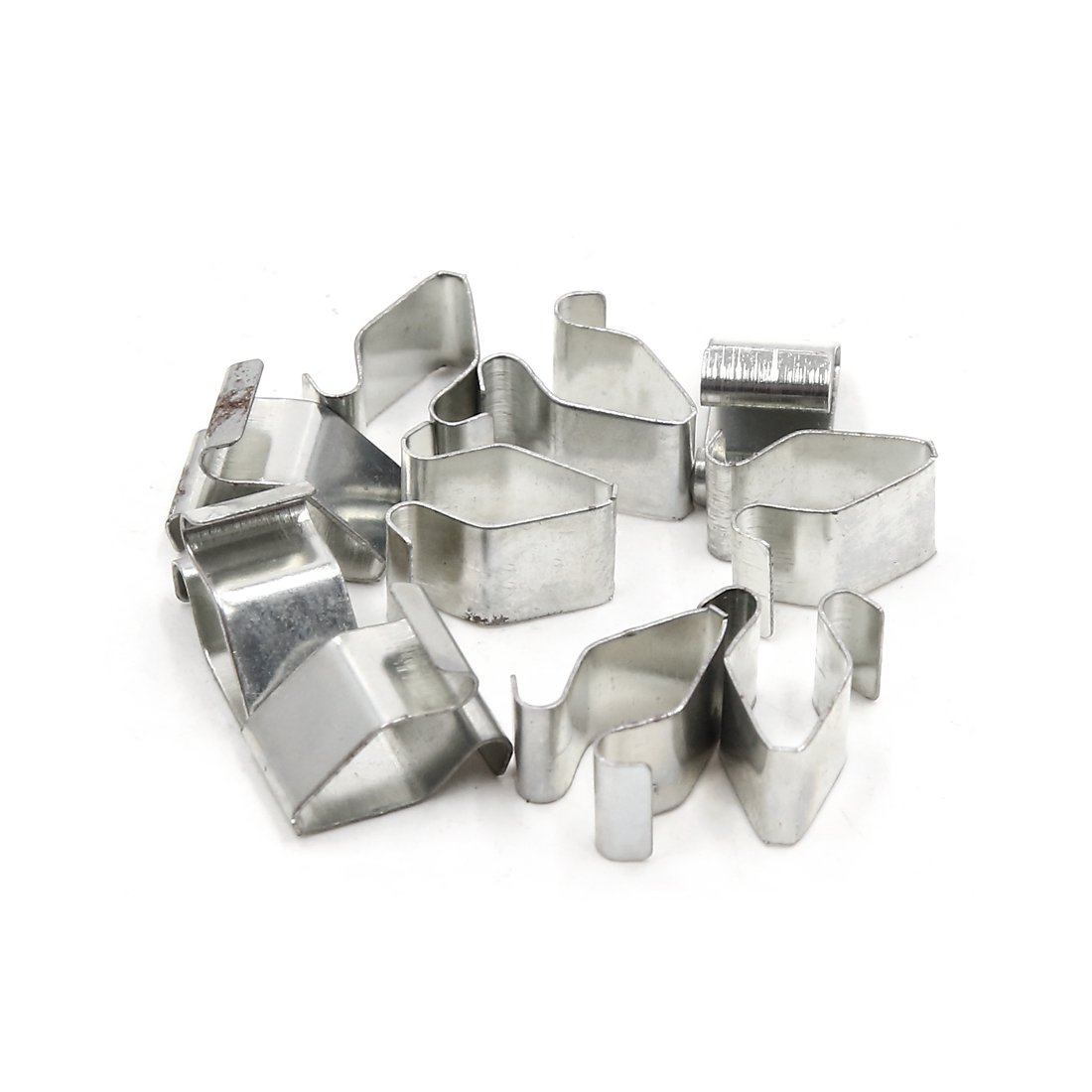 uxcell 10Pcs 8mm Hole Metal Rivets Car Interior Door Panel Trim Clips ...
