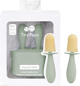 Amazon.com : ez pz Tiny Pops, Sage : Baby