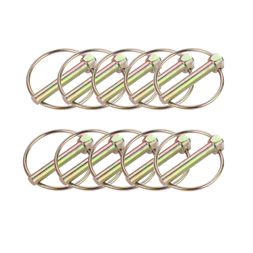 Amazon.com: 10 Pcs Lynch Pin 5/16"Diameter Heavy Duty Lynch Pin ...