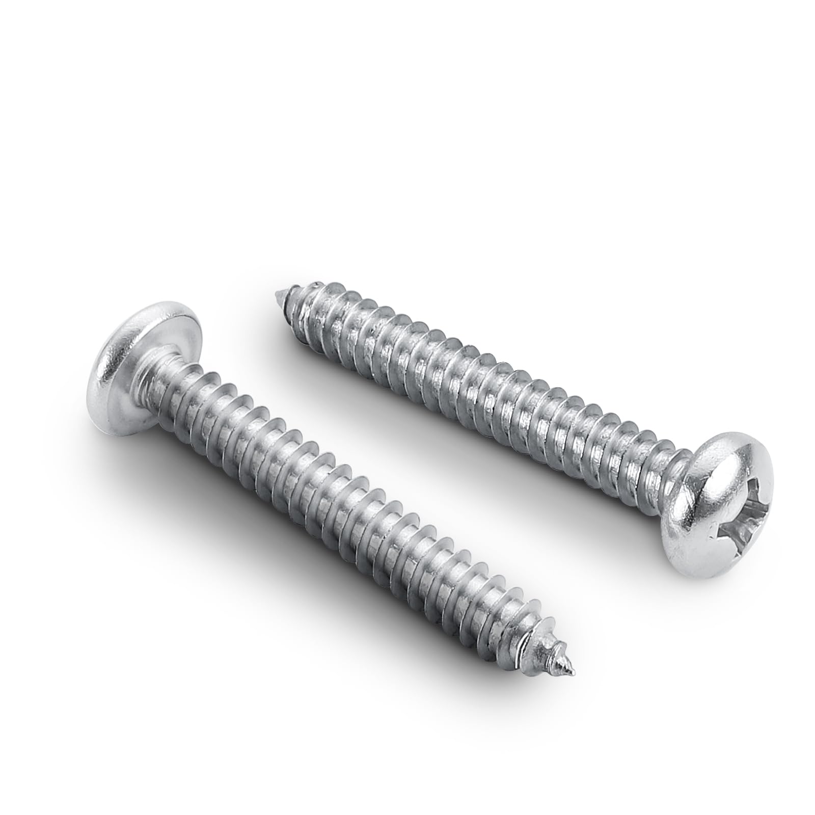 Snapklik.com : #8 X 1-1/4" Pan Head Self Tapping Screws Sheet Metal ...