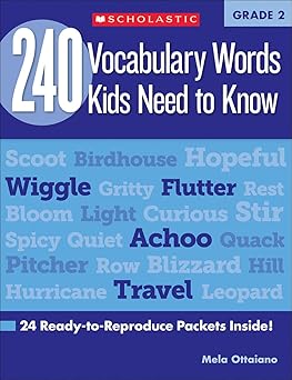 Amazon.com: 240 Vocabulary Words Kids Need to Know: Grade 2: 24 Ready ...