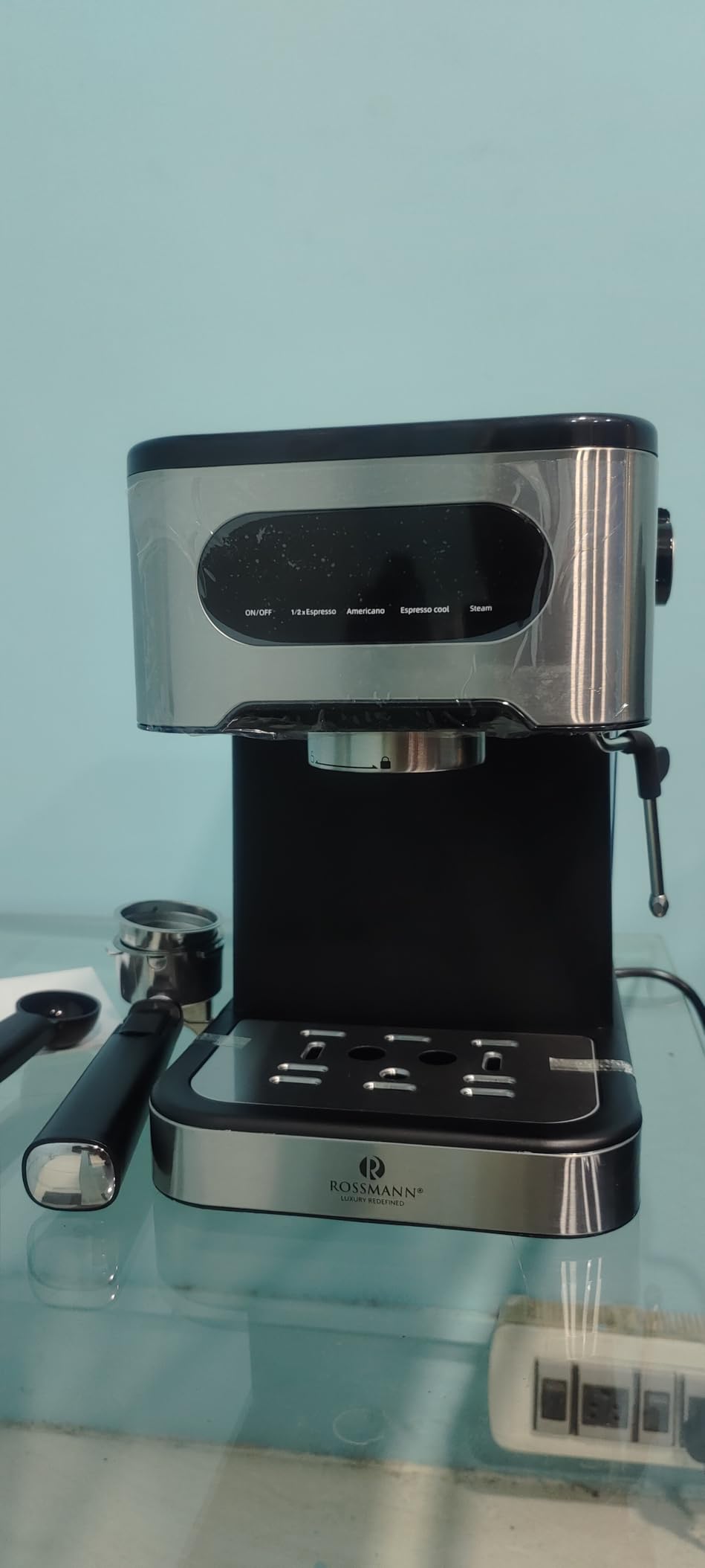 Rossmann Espresso Coffee Maker, 20 Bar Pressure Italian Ulka Pump, 1350 ...