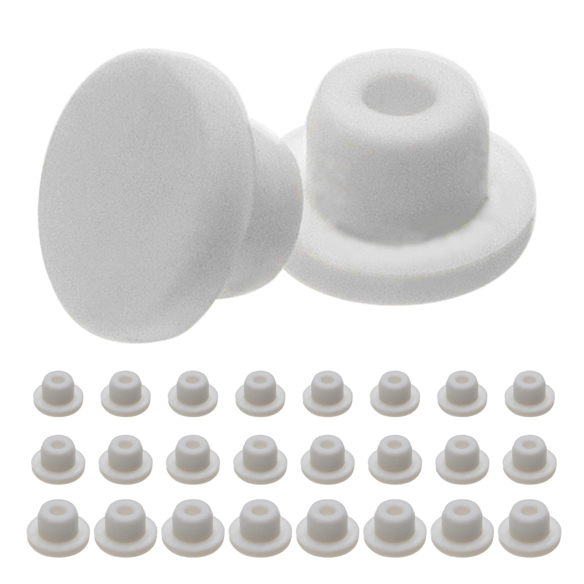 Rrina 24Pcs Silicone Hole Plug Waterproof Plug Tube Plugs Hole Plug 3 ...