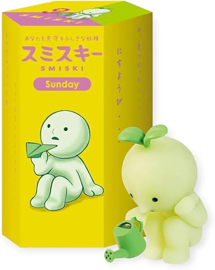 Amazon.com: Smiski Glow in The Dark Figure, Sunday Series, Random Style ...
