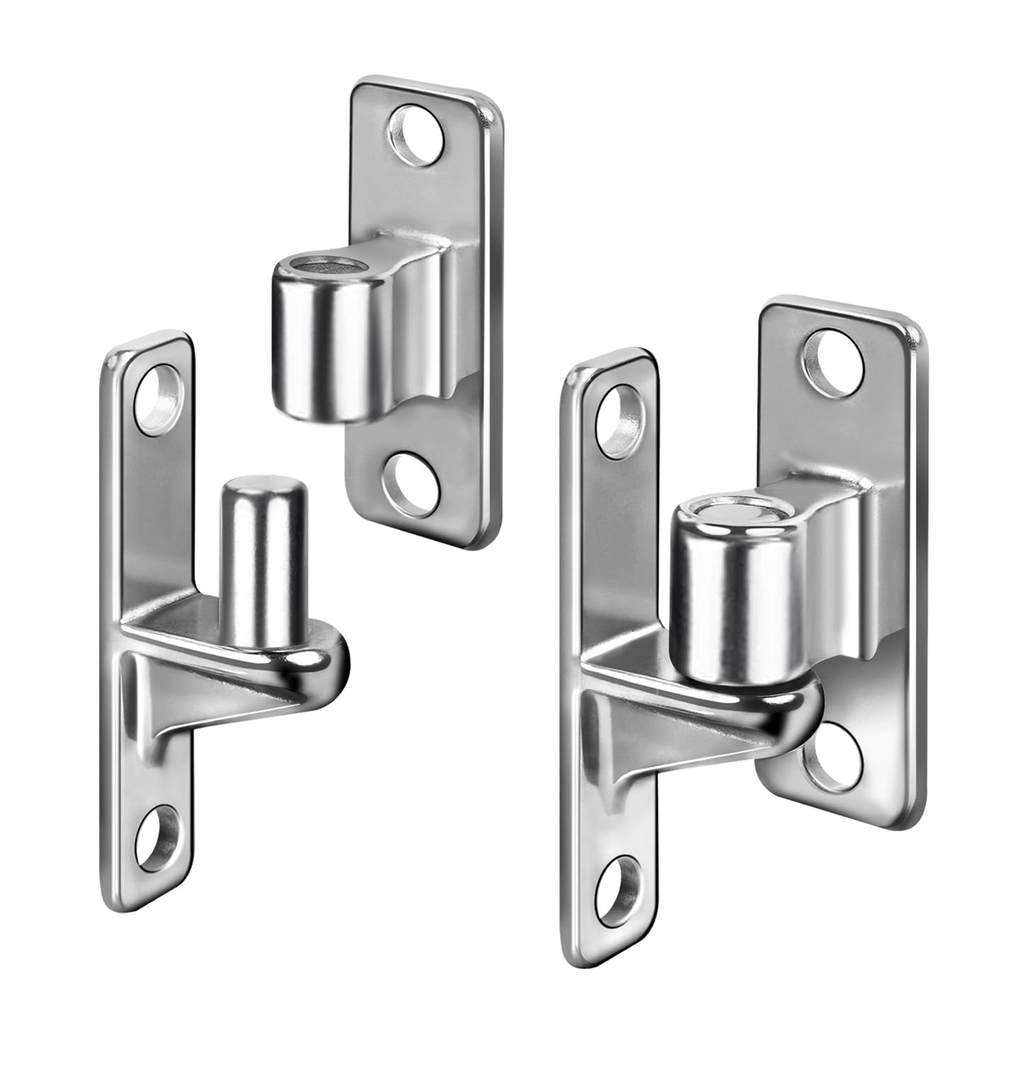 Amazon.com: UCDOET 304 Stainless Steel Gate Hinges, Wall Mount Gate ...
