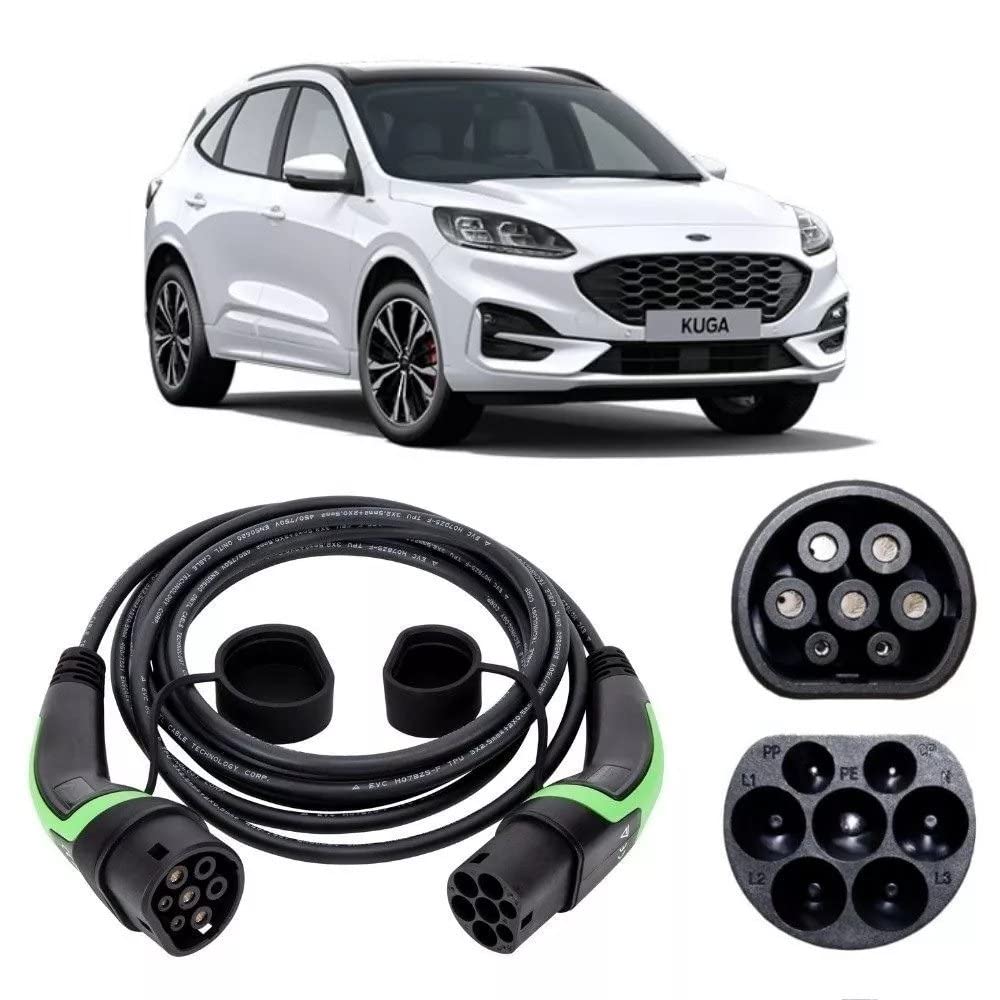 Buy EV Power 10M - Ford Kuga Charging Cable - Type 2 to Type 2 Charging ...