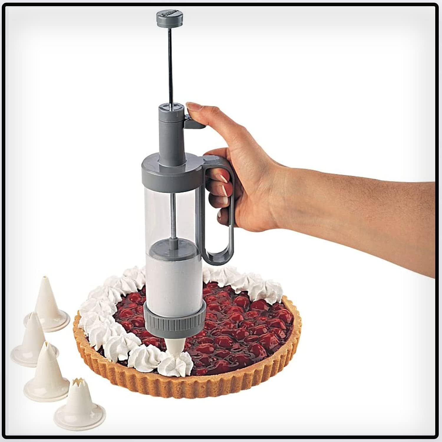 Buy Primetan Cupcake Injector/Decorating Icing Set, 6-Piece Nozzles ...