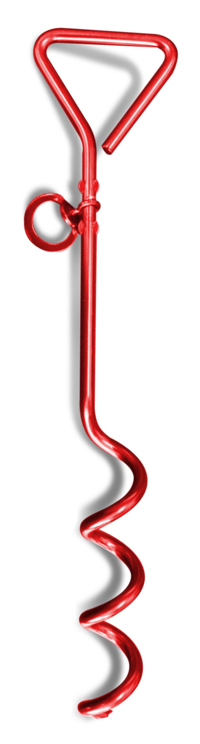 Amazon.com : Platinum Pets Coated Steel Tie Out Stake, Candy Apple Red ...