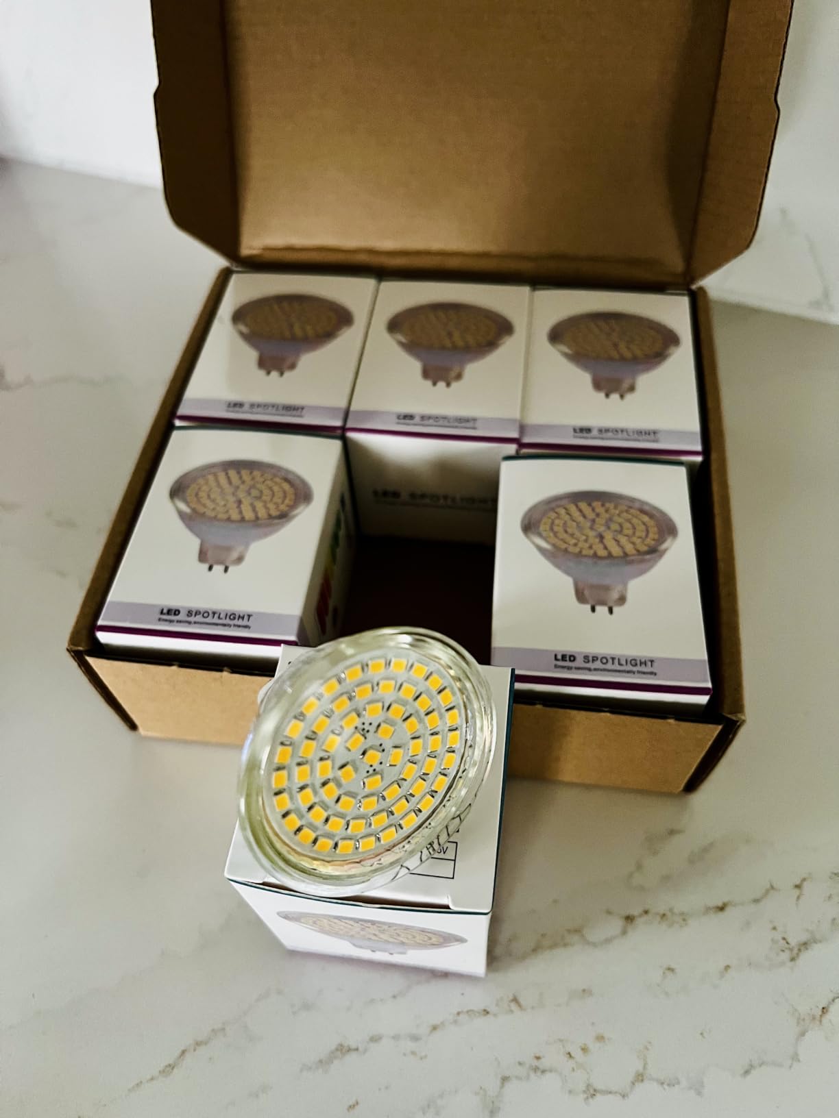 GVOREE Mr16 Dimmable Led Bulbs Warm White,GU5.3 LED Light Bulbs 2 Pin ...