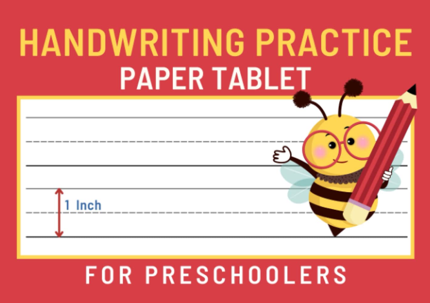 Hand Writing Practice Paper Tablet for Preschoolers: Landscape Writing ...
