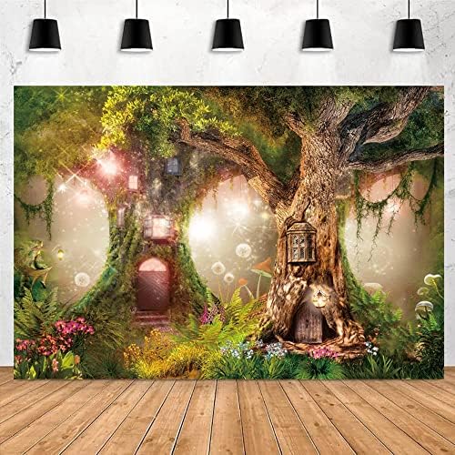 OFILA Spring Fairytale Forest Backdrop 10x8ft Jungle Enchanted Forest ...