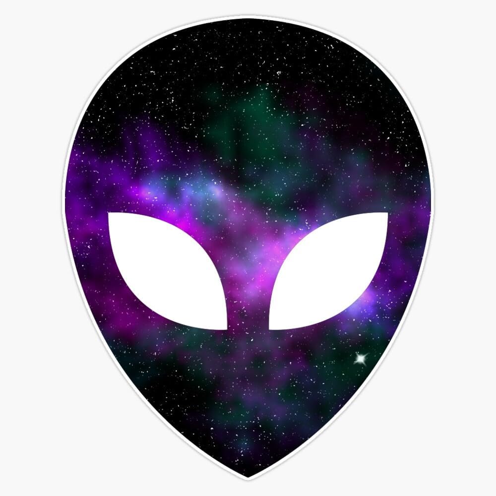 Amazon.com - Alien Nebula Bumper Sticker Vinyl Decal 5"