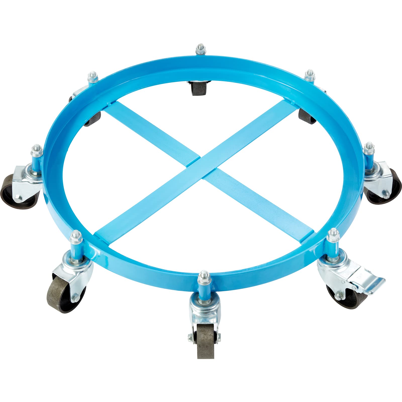 VEVOR 55 Gallon Heavy Duty Drum Dolly, 2000lbs Load Capacity, Barrel ...
