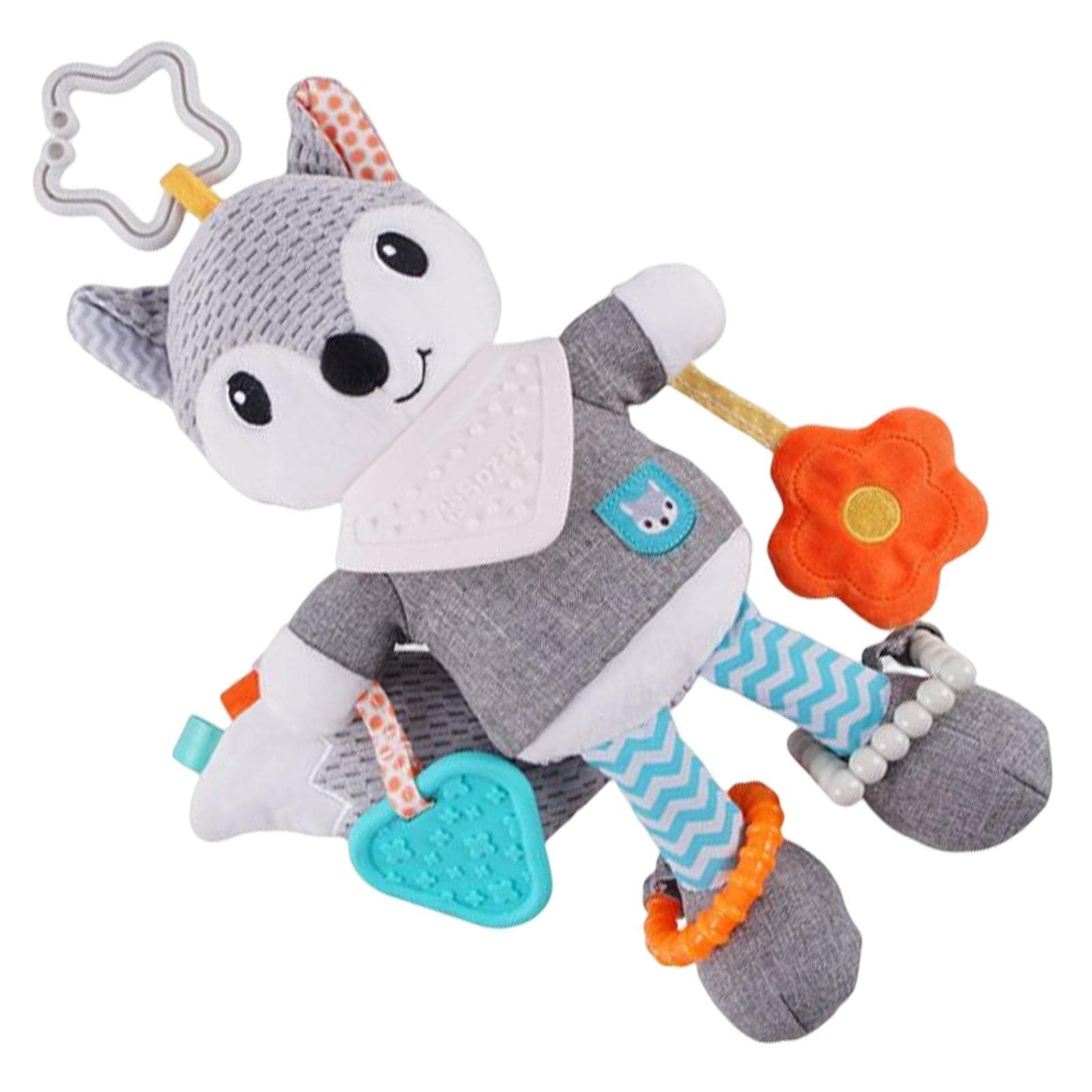 0-6 Months Baby Toy Baby Stroller Rattle Toy - Cartoon Animal Hanging ...