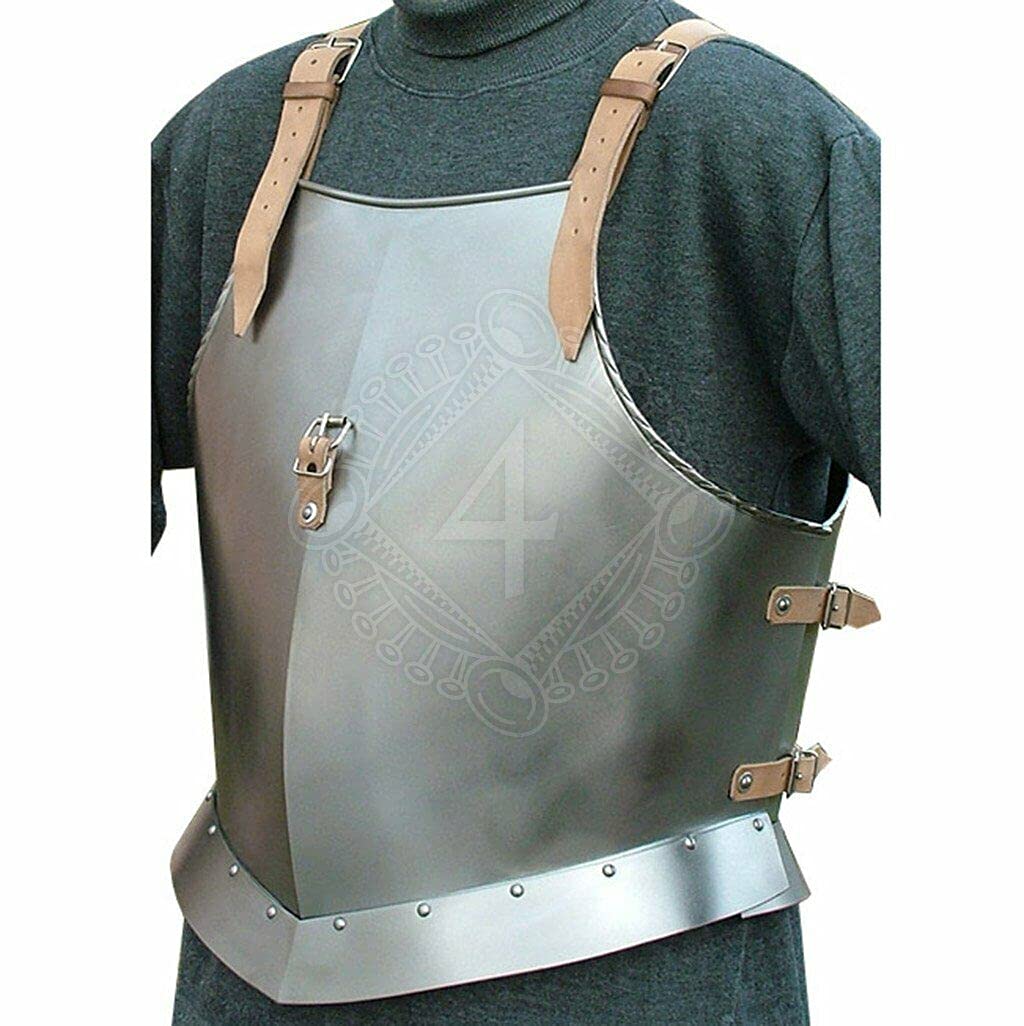 Buy GlobalMart Medieval Knight Warrior Simple Cuirass Larp plate Front ...