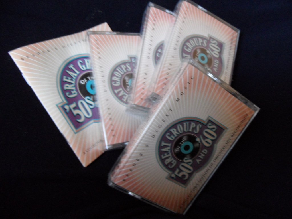 Reader's Digest Music Great Groups of the 50's and 60's (4 Cassettes ...