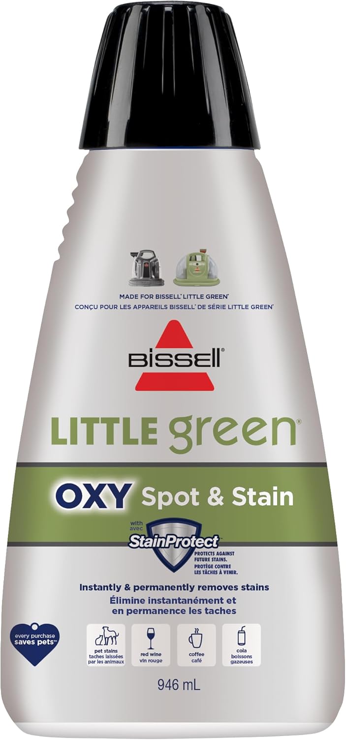 BISSELL Little Green OXY Spot & Stain Formula for Portable Carpet and ...