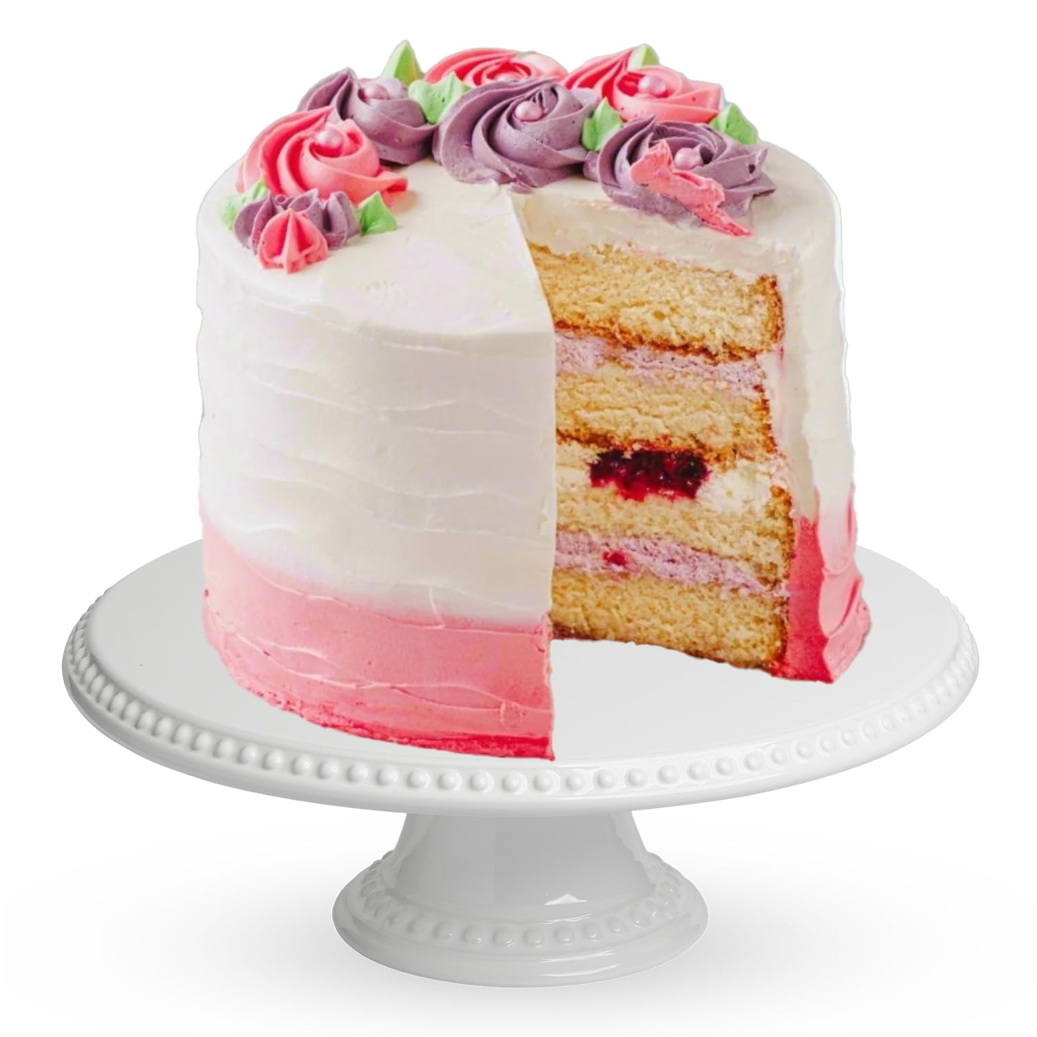 Patisserie Valerie Rose Birthday Cake 6" - Fresh Cakes For Delivery For ...