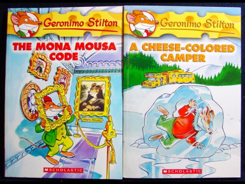 Geronimo Stilton Set IV (The Mona Mousa Code, A Cheese-Colored Camper ...